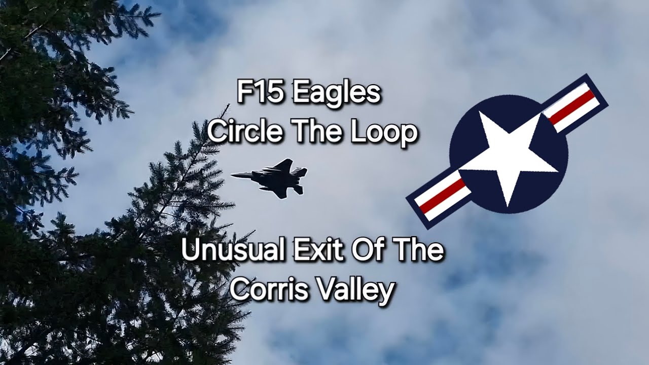 Nice! Unusual F15 Eagle Maneuvers over the Mach Loop Valley - YouTube