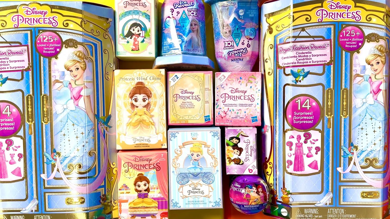 ASMR Cinderella Royal Fashion Reveal Doll | Mystery Princess blind ...