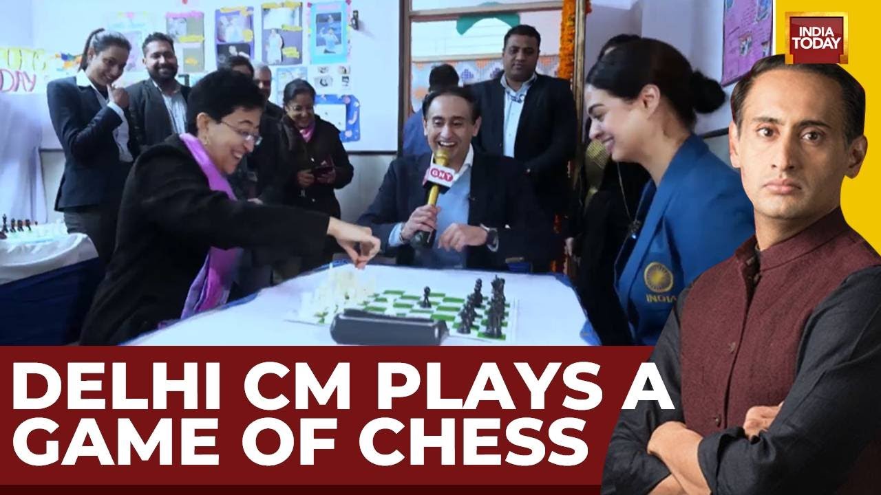 Delhi CM Atishi Plays Chess With World Champion Tania Sachdev | Jab We ...