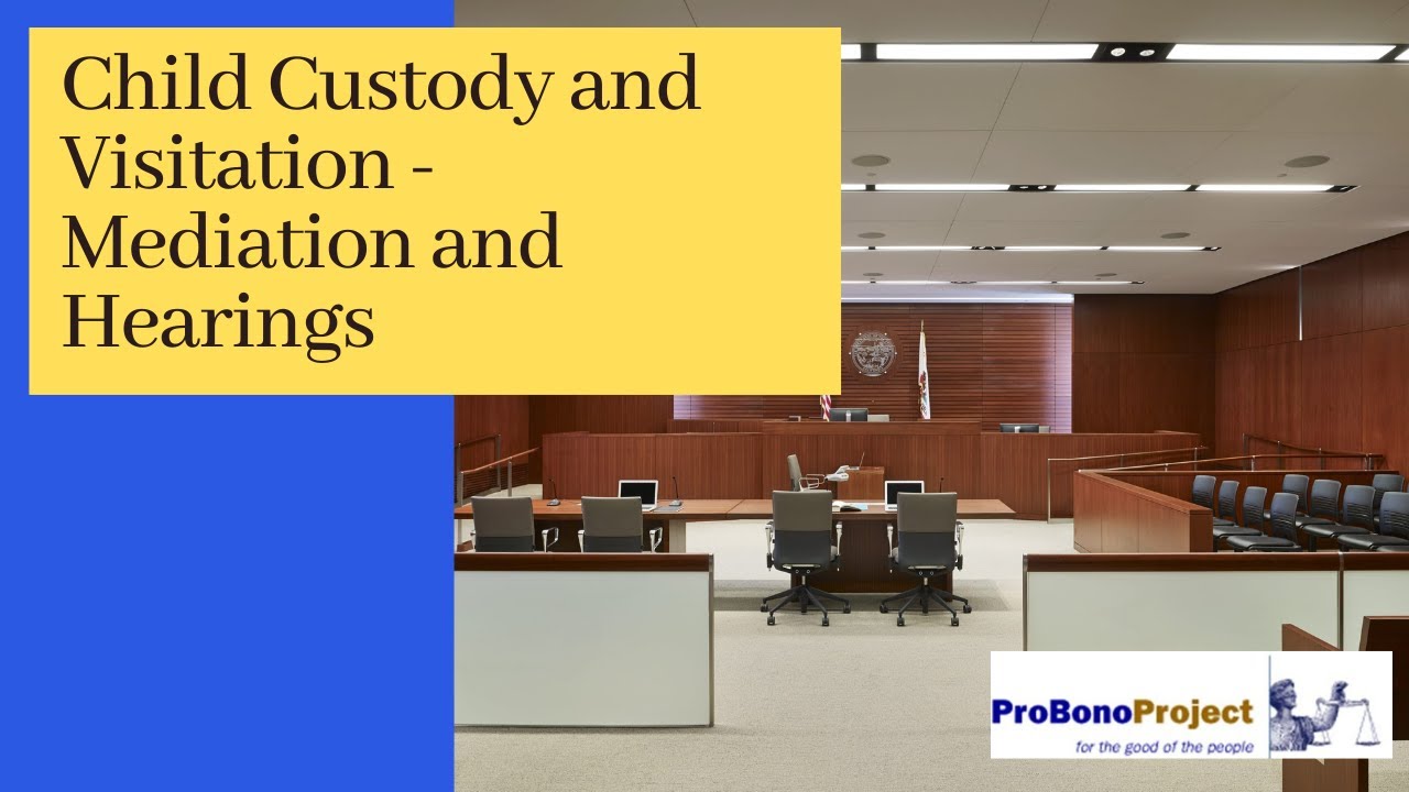 4. Custody and Visitation - Mediation and Hearings - YouTube