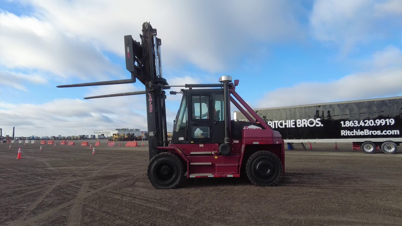 2013 Taylor TX300S 30000 Lb Forklift V10 4 8428 - YouTube