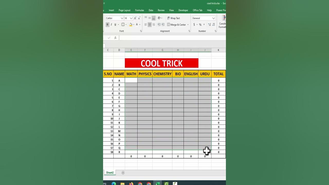Cool Tricks In Excel Reels Shorts Youtube Shorts In Excel Youtube