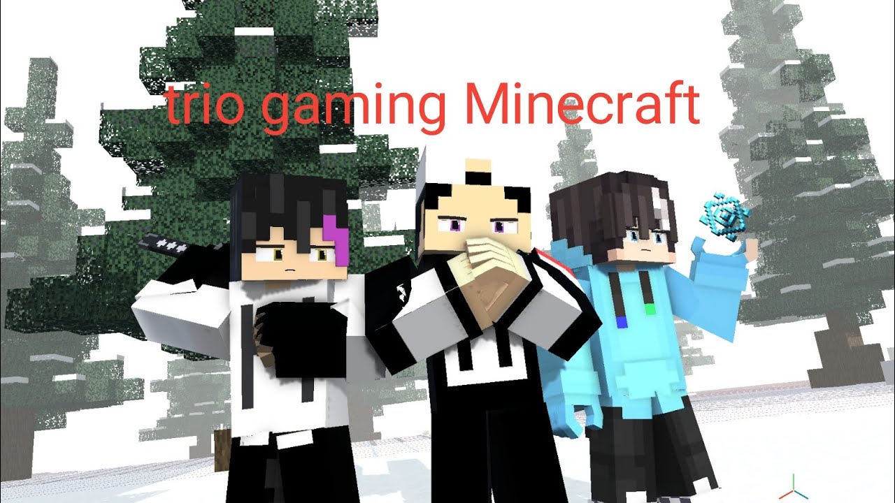 Trio Gaming Render Minecraft Prisma3d - YouTube