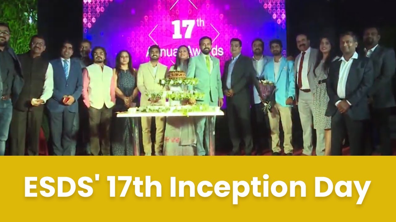 ESDS' 17th Inception Day Celebration | Award Ceremony - YouTube