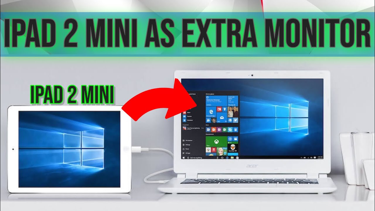 Apple iPad Mini 2 as extra monitor - YouTube