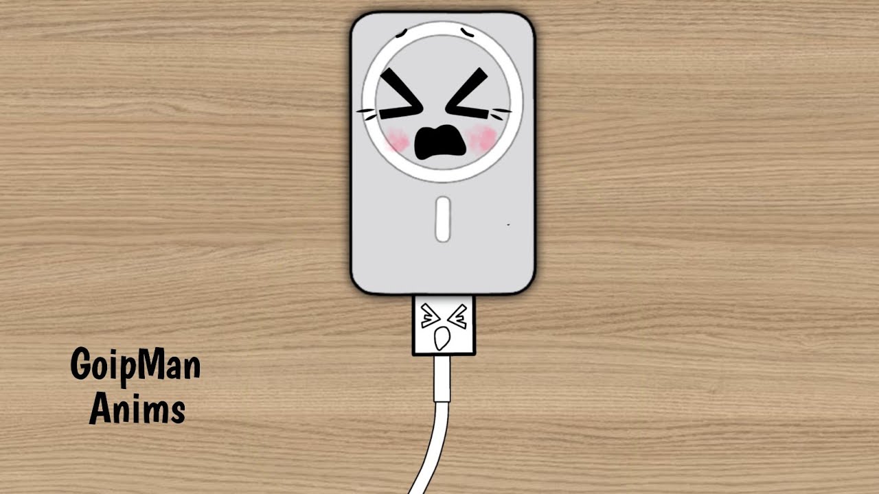Behavior of my usb cable and wireless charger sus - ANIMATION PARODY ...