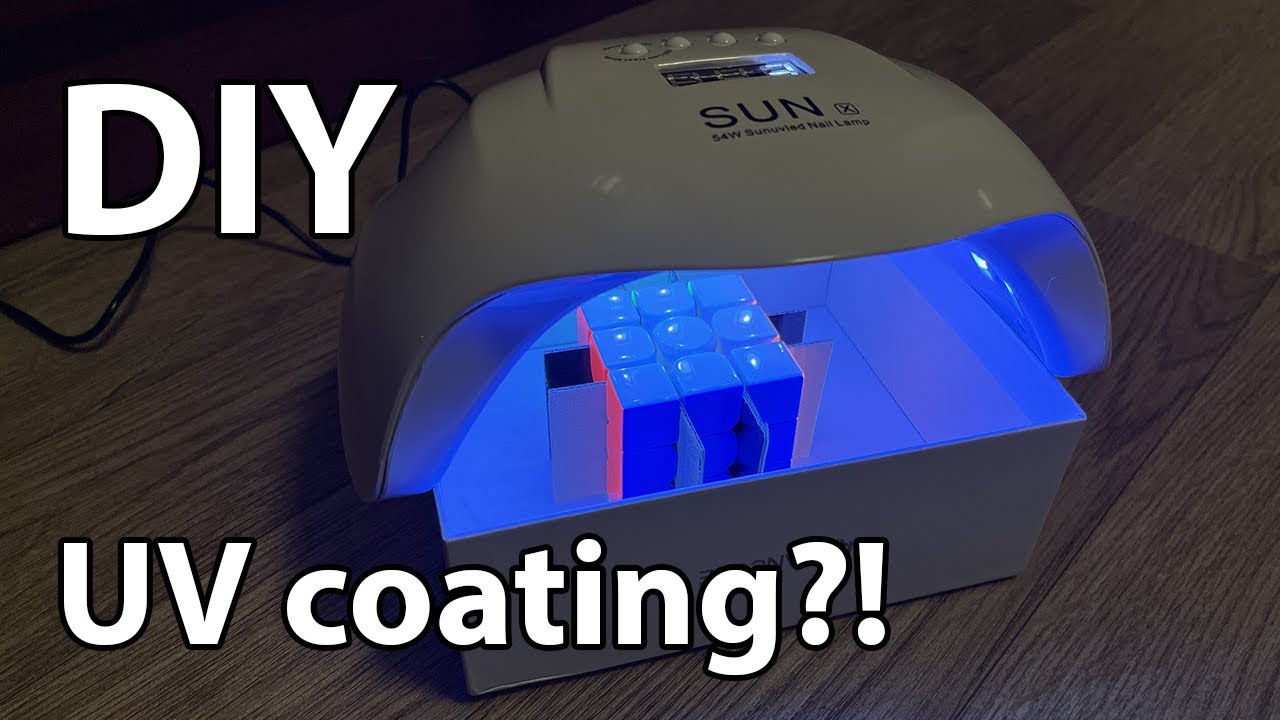 I Tried UV Coating a Cube at Home - YouTube