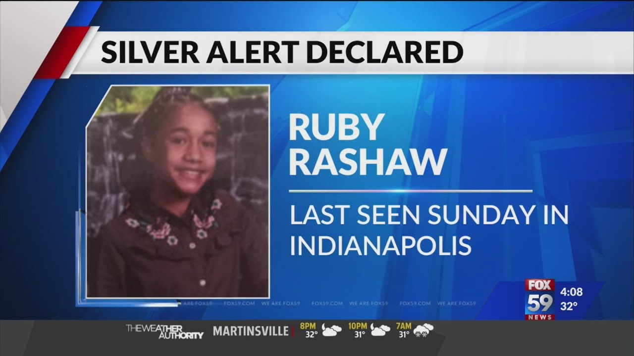 Silver Alert for missing 12-year-old Indianapolis girl - YouTube