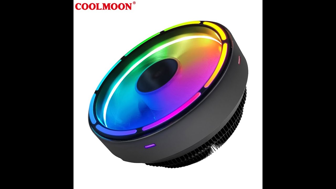 Coolmoon Glory ii Cpu Cooler Automatic Color Change Platform Air ...