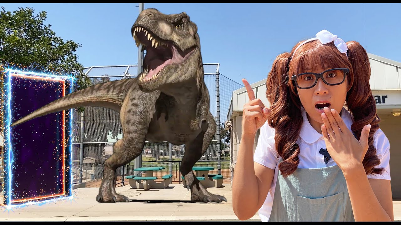 Dinosaurs For Kids | Soso Goes In A Magical Portal To Learn About ...