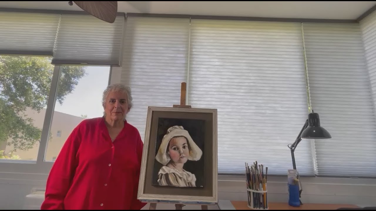 Ingrid's Story Behind Her Original Oil Painting of “Girl with a Cap ...