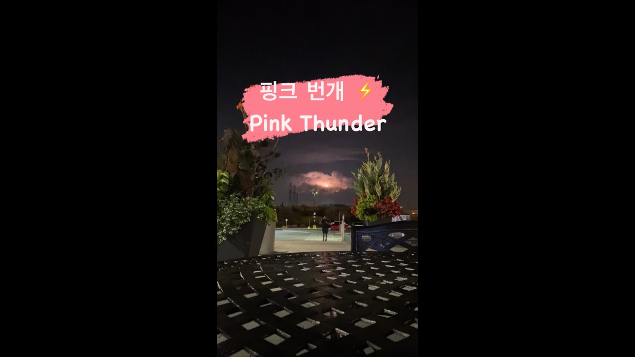 마른 하늘에 핑크 번개 / Pink Thunder Strike ⚡️ - YouTube