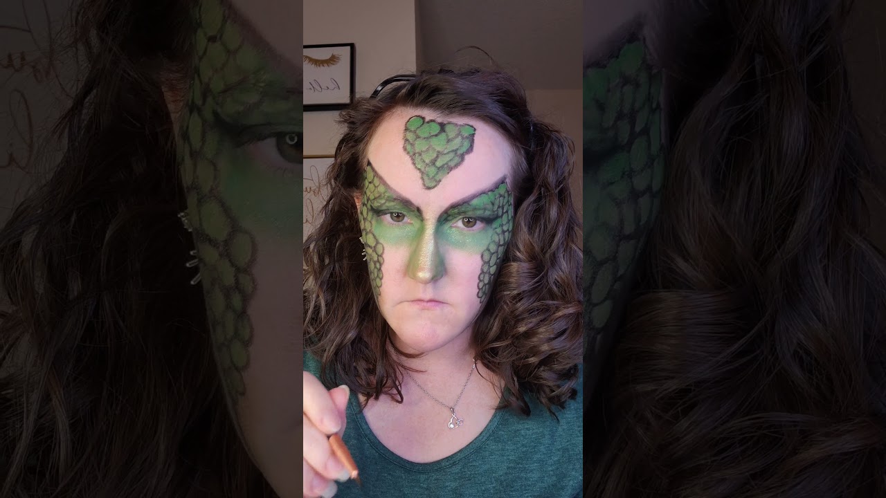 🦕🦖 Dinosaur makeup tutorial🦖🦕 - YouTube