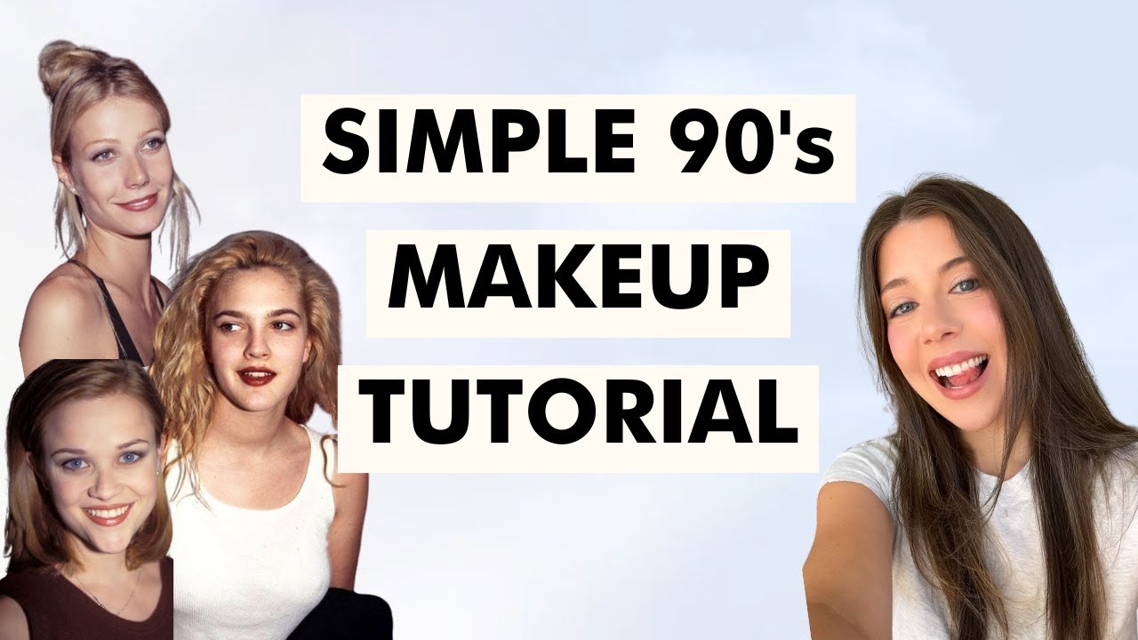Simple 90's Makeup Tutorial - YouTube