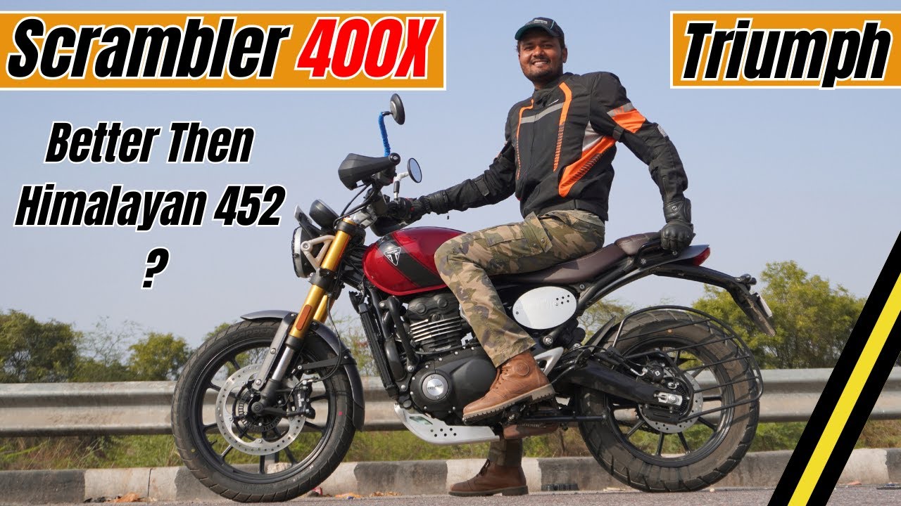 Triumph Scrambler 400X - Better Then Himalayan 452 ? - YouTube