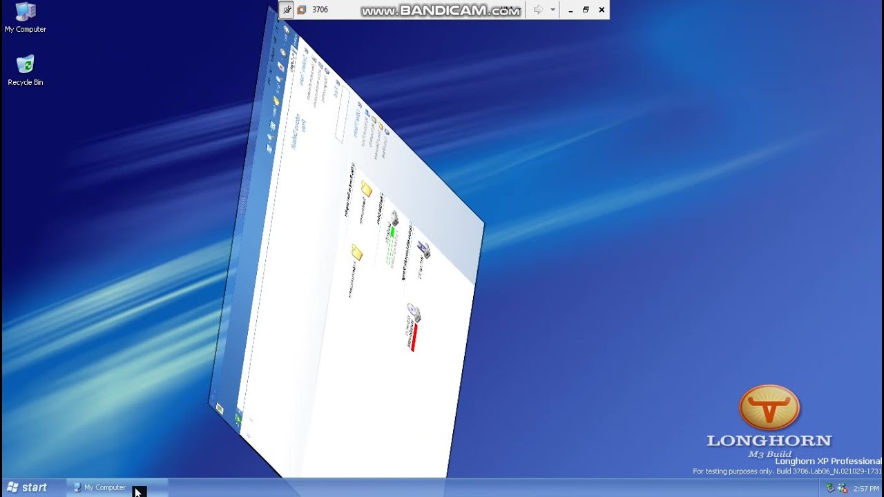 Windows Longhorn Build 3706 DCE - YouTube