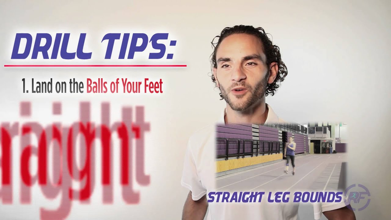 Running Drill - Straight Leg Bound - YouTube