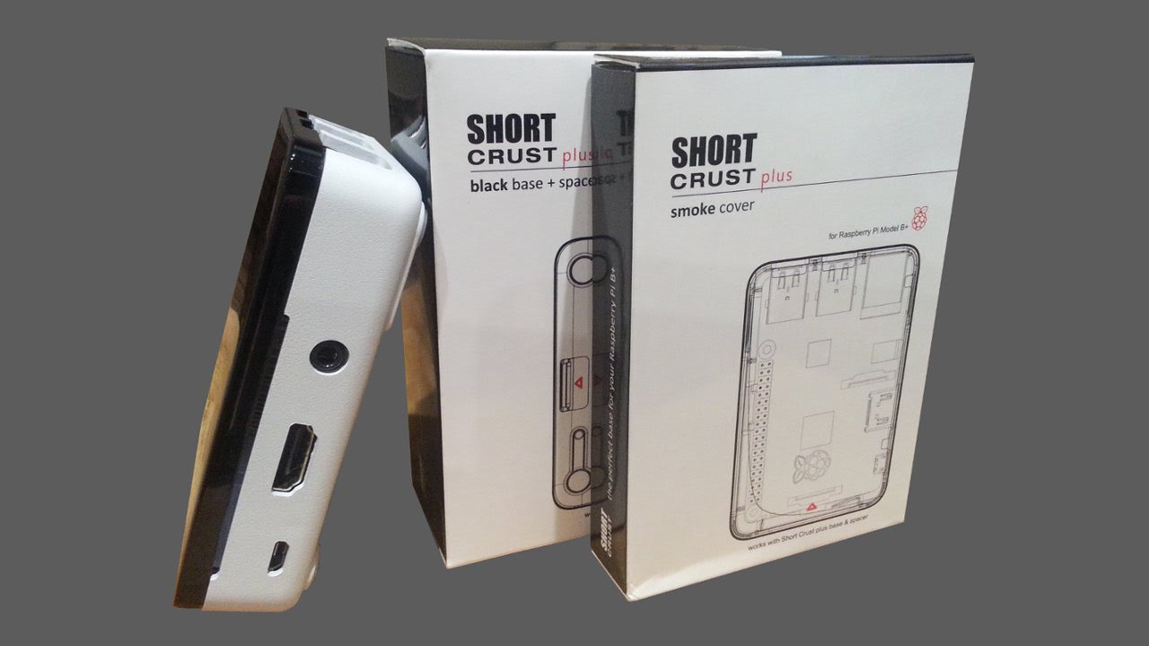 The Short Crust Plus Raspberry Pi B+Case - YouTube