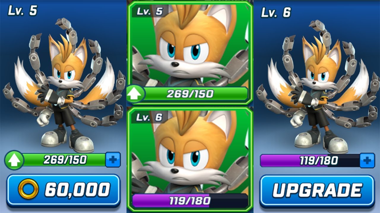 Sonic Forces Speed Battle - Tails Nine New Character Upgraded on Level ...
