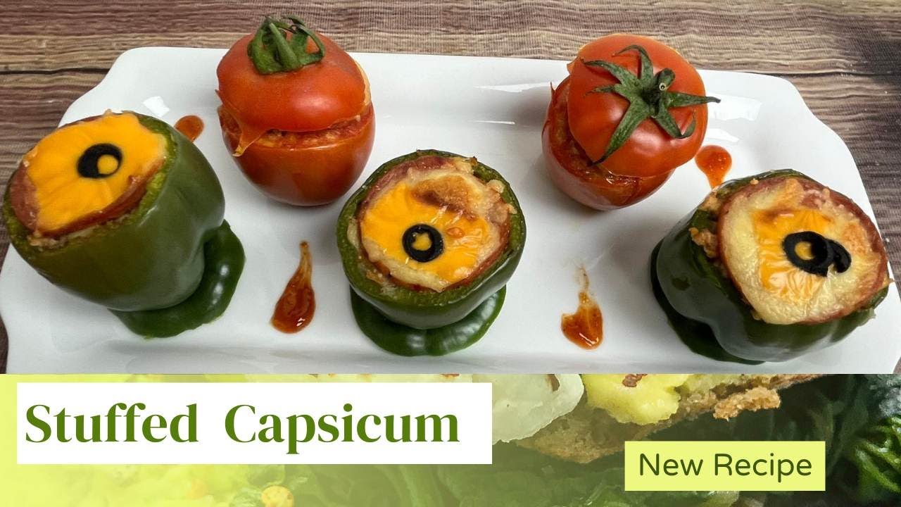 Stuffed Capsicum || Easy To Make Homemade Appetiser || - YouTube