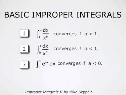 Improper Integrals - YouTube