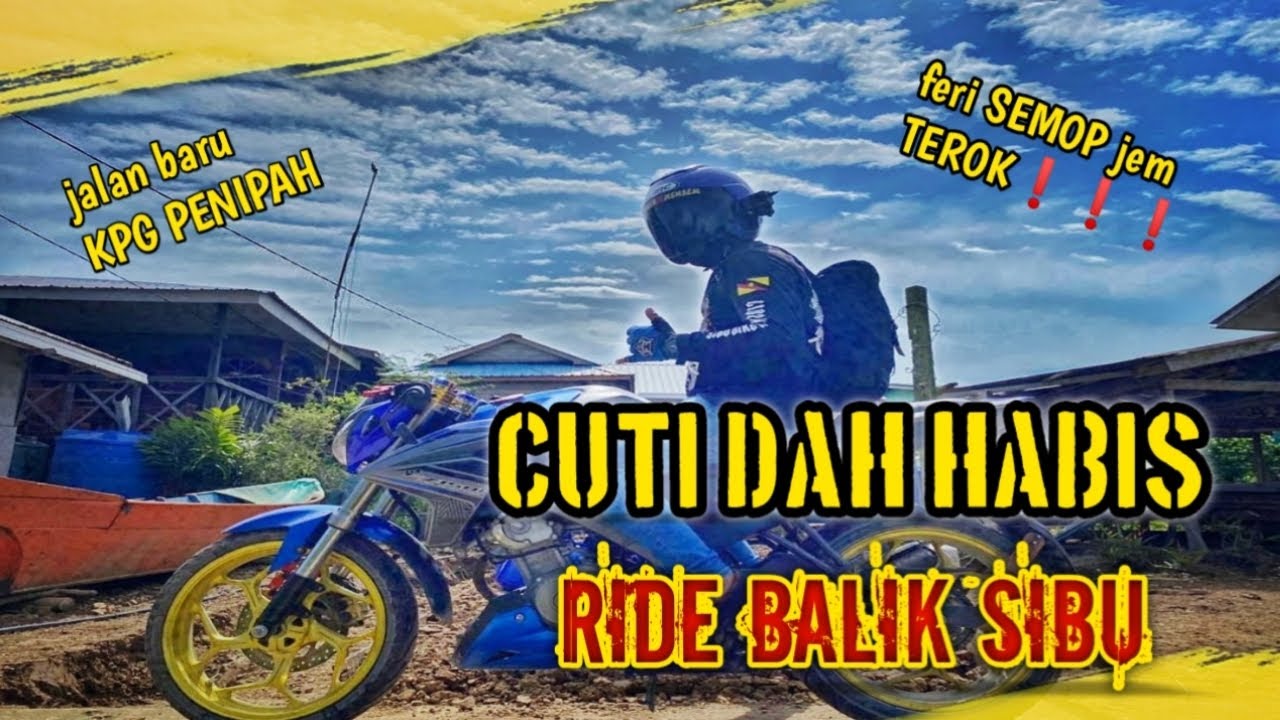 RIDE BALIK SIBU||JALAN RAYA BARU PULAU BRUIT[VLOG5] - YouTube