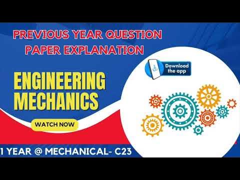 A Detailed Look at Diploma Engineering Mechanics PYQ for C23 & C20 - YouTube
