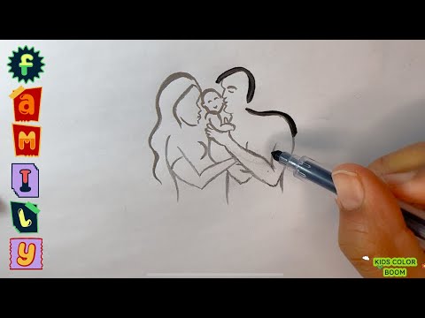 FAMILY DRAWING #family #learning #drawing #videos