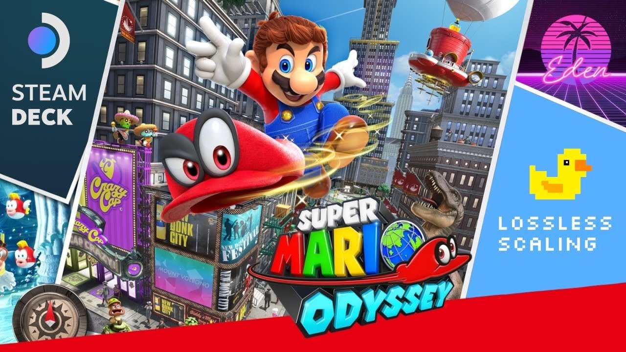 Super Mario Odyssey - 200 FPS Lossless Scaling on Steam Deck - YouTube