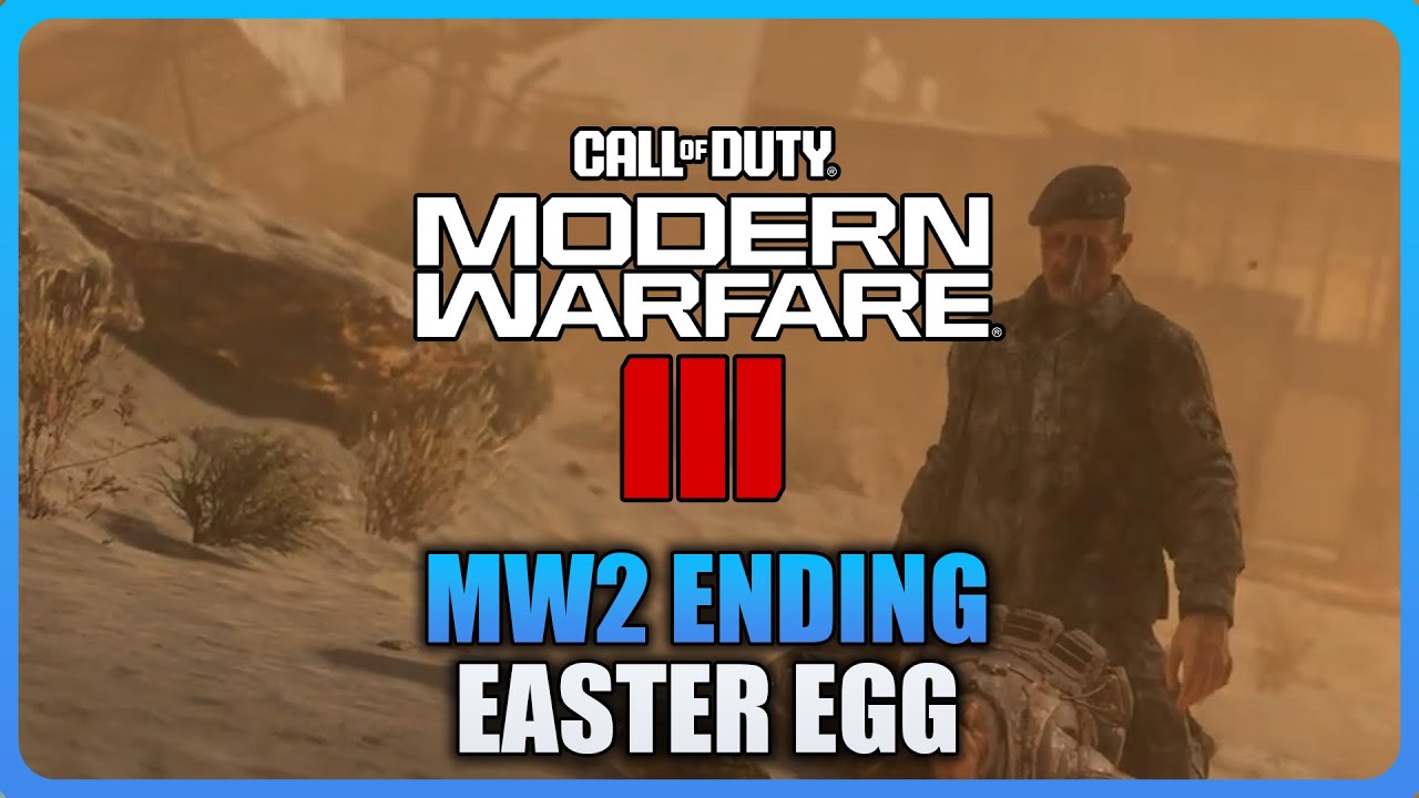 Modern Warfare 3 - MW2 Campaign Ending Easter Egg on Rust! - YouTube