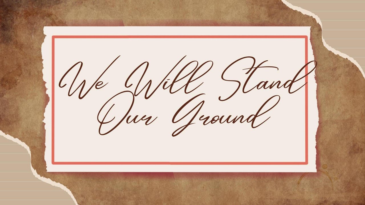 WE WILL STAND OUR GROUND - GIBM TRIO - YouTube