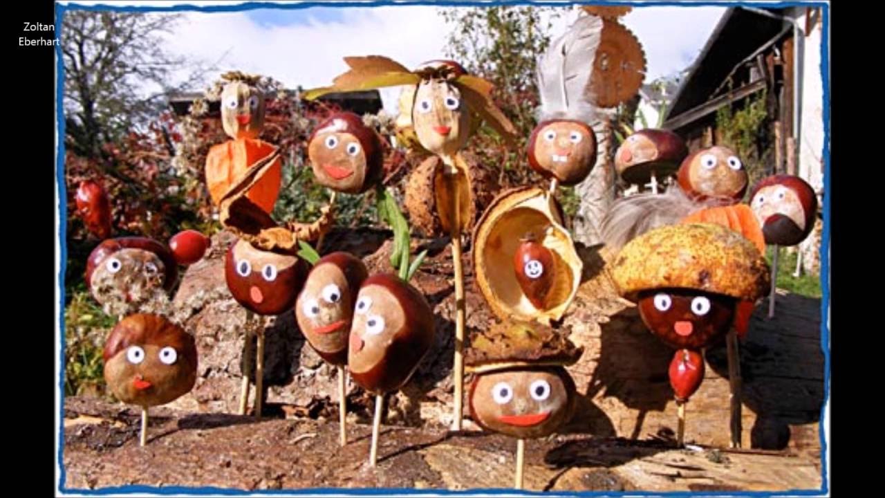 Chestnut Autumn Decoration Ideas - YouTube