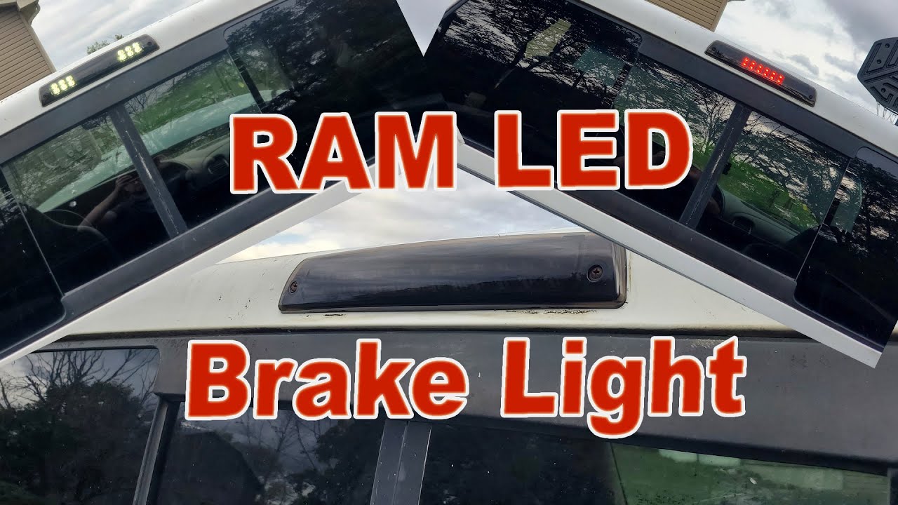 Dodge RAM 3rd Brake Light Replacement and Upgrade AUXITO LED 2nd Gen ...