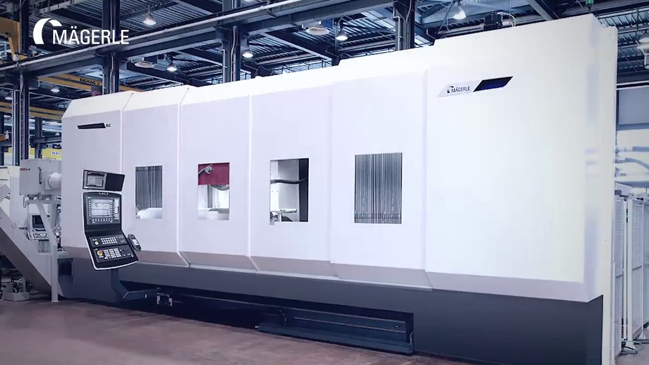 MÄGERLE - MGC Grinding Machine - Corrugating Roll - YouTube
