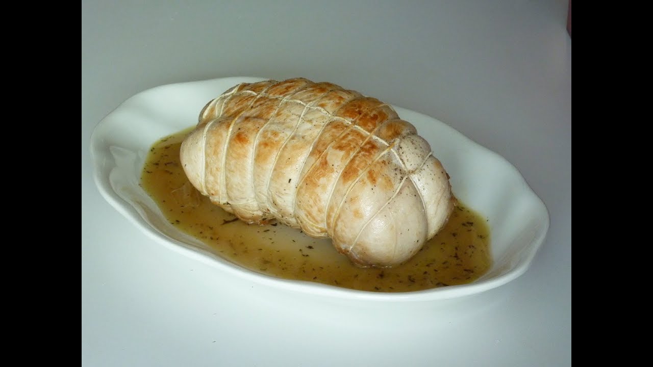 ROTI DE DINDE A L'ECHALOTE - YouTube