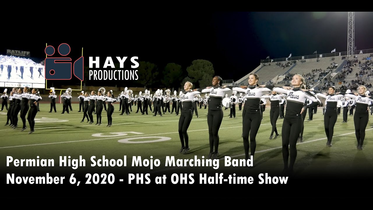 November 6, 2020 PHS Mojo Band Half-time Marching Show with Panther ...