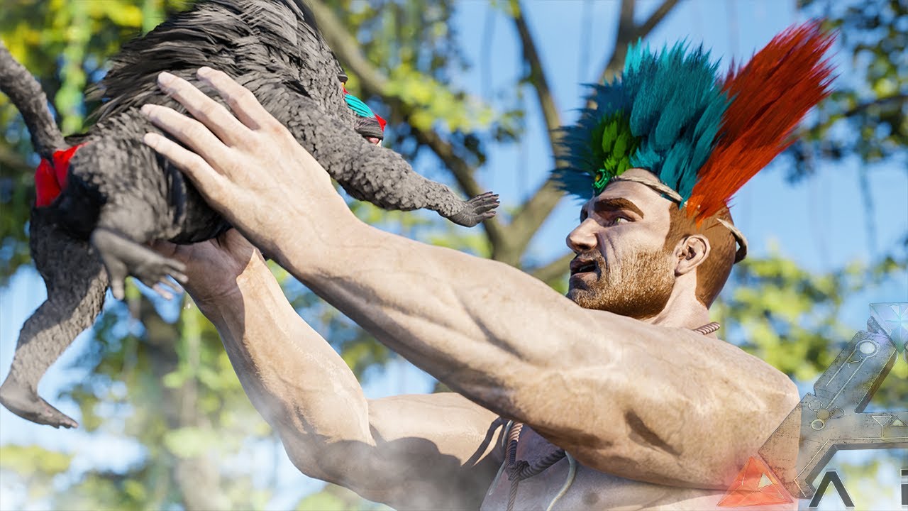 WE JUST BRED UP THE BEST DINOPITHECUS EVER !! | ARK LOST ISLAND [DLC ...