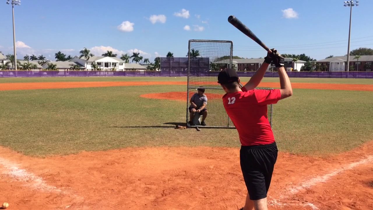 Nick Roch hitting workout at Cypress Lake HS 3/12/17 - YouTube