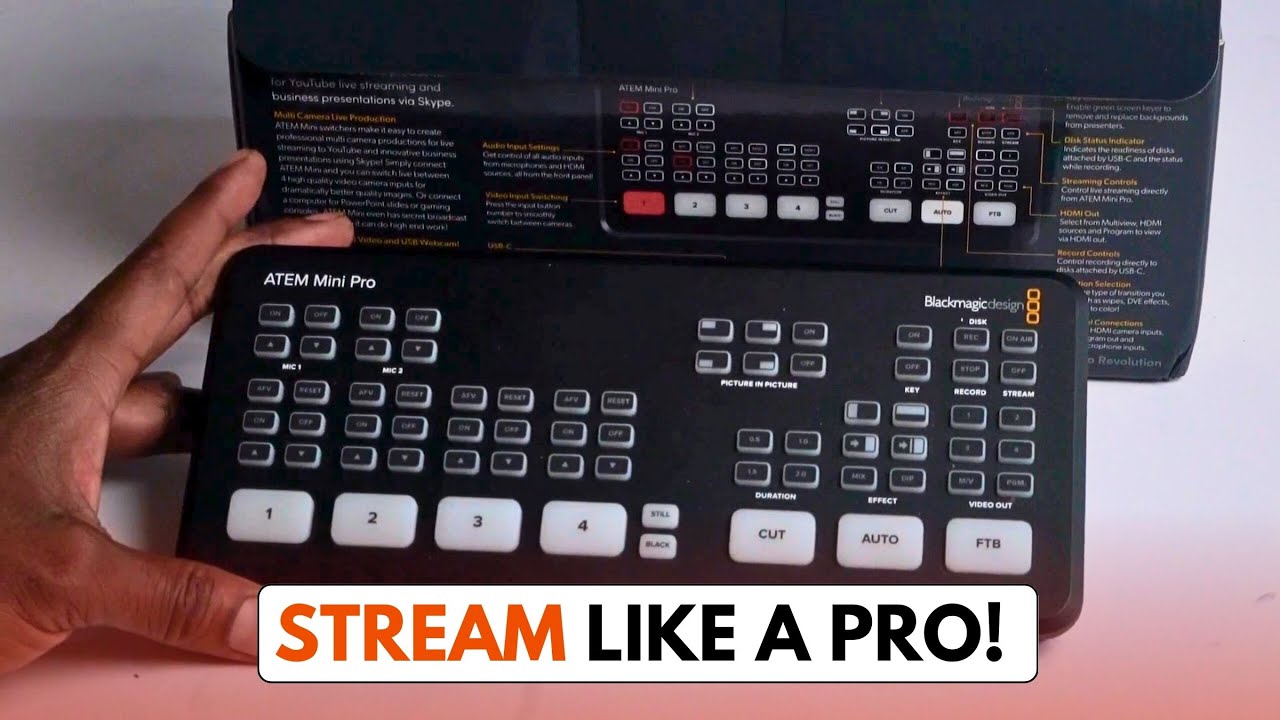 Blackmagic ATEM Mini Pro Review | Best Streaming Gear! - YouTube