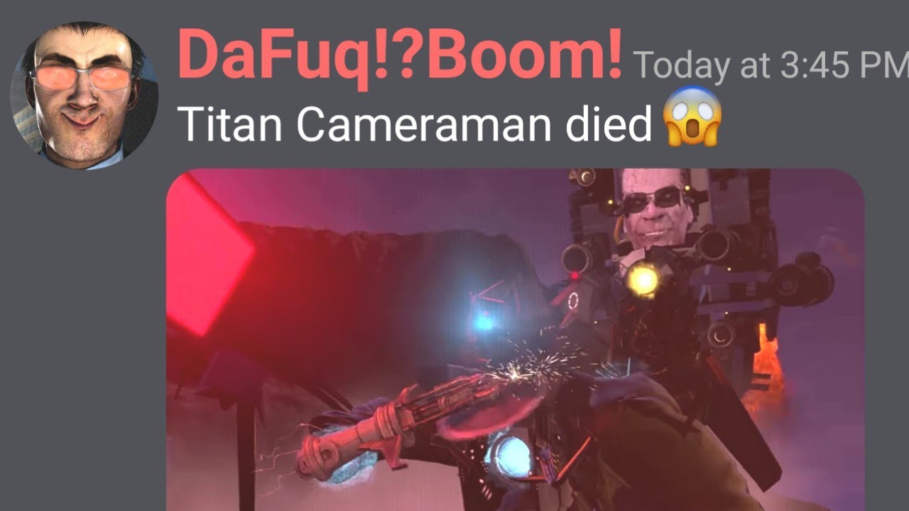 Skibidi Toilet 68 Titan Cameraman Died - YouTube