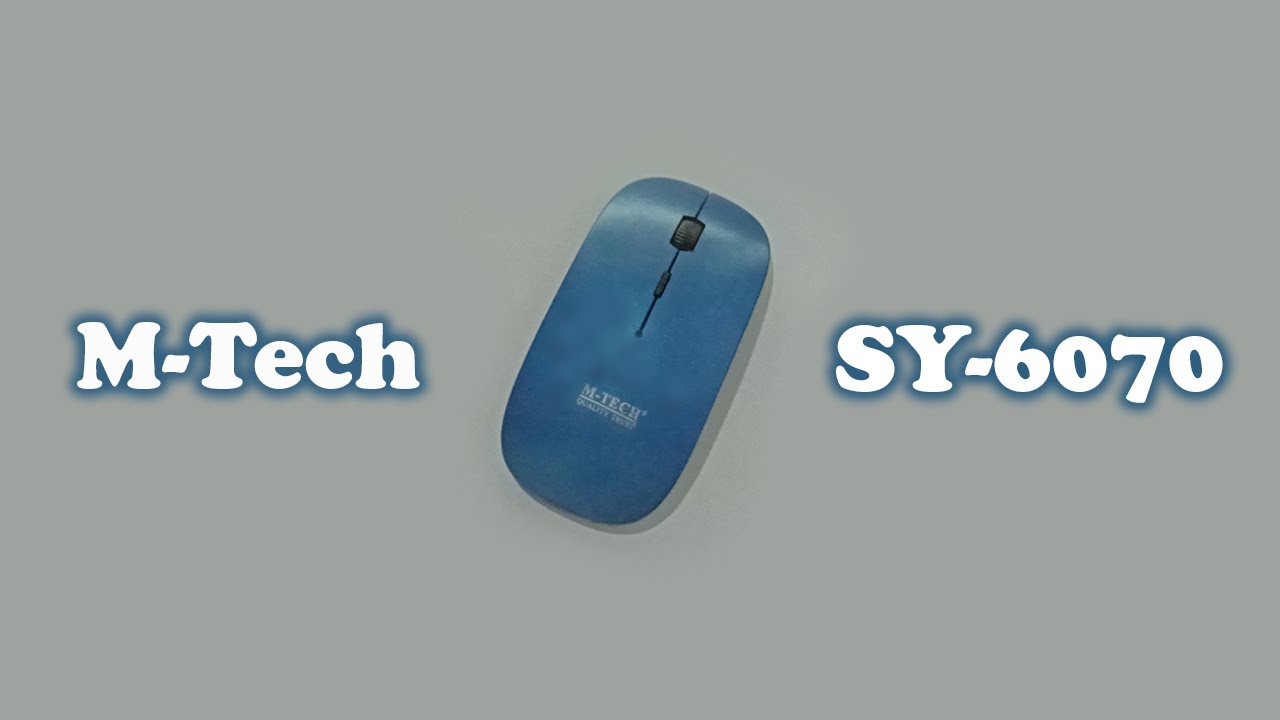Review Mouse M-Tech SY-6070 - Mouse Wireless Budget - YouTube