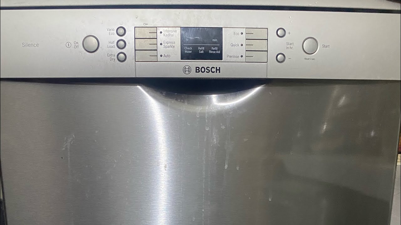 Different Washing Modes in Bosch Dishwasher | My Bosch Dishwasher - YouTube