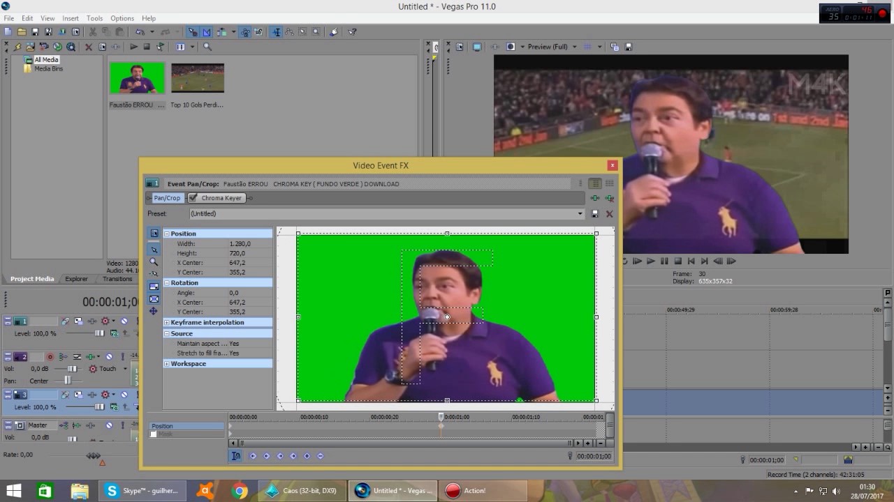 tutorial do Chroma Key - YouTube