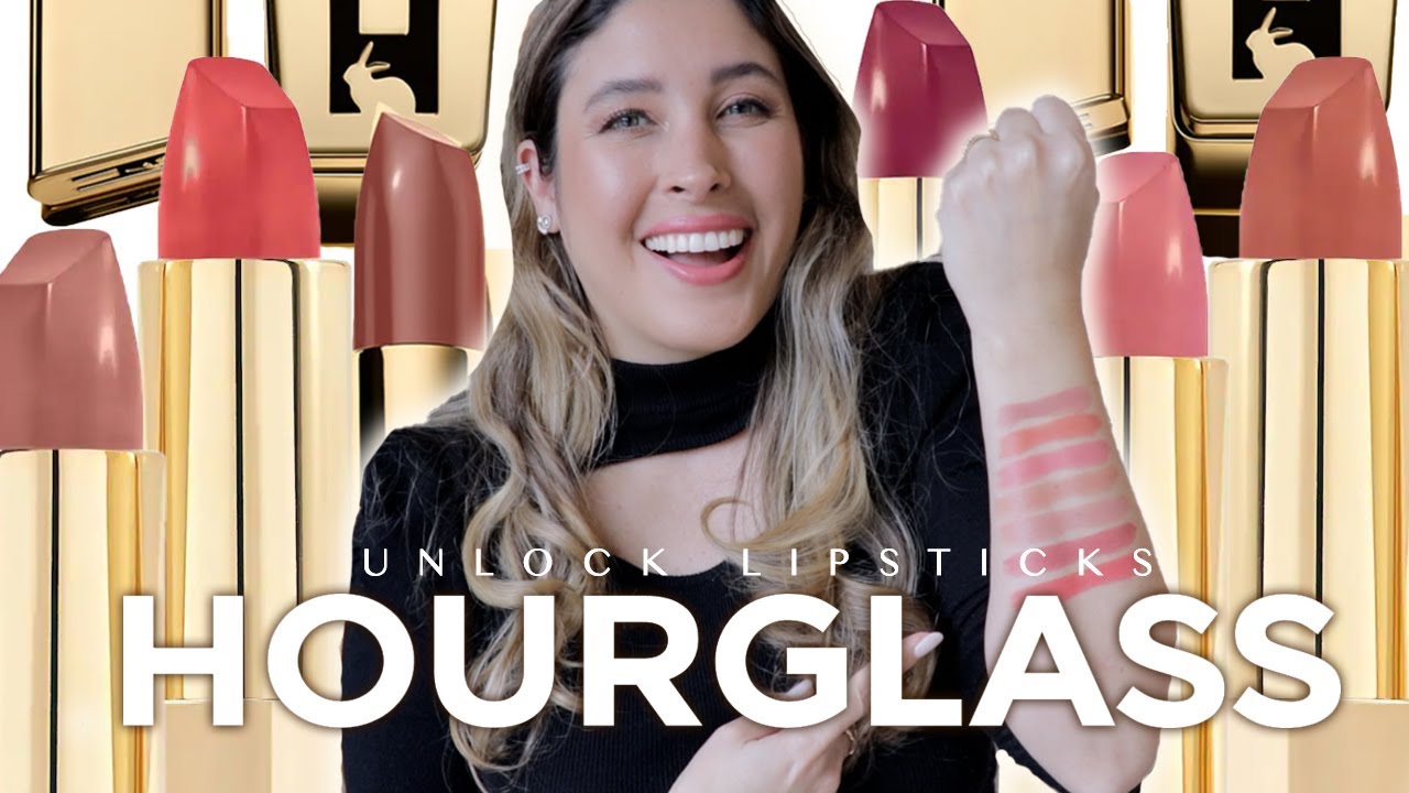 NEW HOURGLASS LIPSTICKS 💄 HOURGLASS UNLOCKED SATIN CREME LIPSTICKS ...