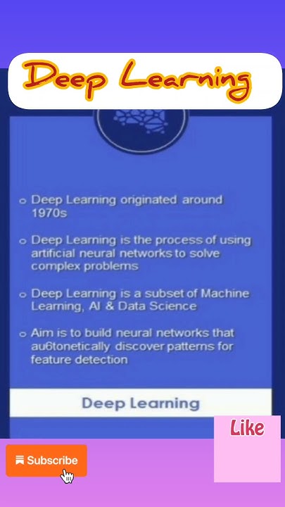 #deeplearning #deeplearningproject #deeplearningtutorial #shortsvideo ...