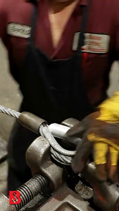 Wire Rope Flemished Eye Splice with Thimble Eye — Built by Hand at ...