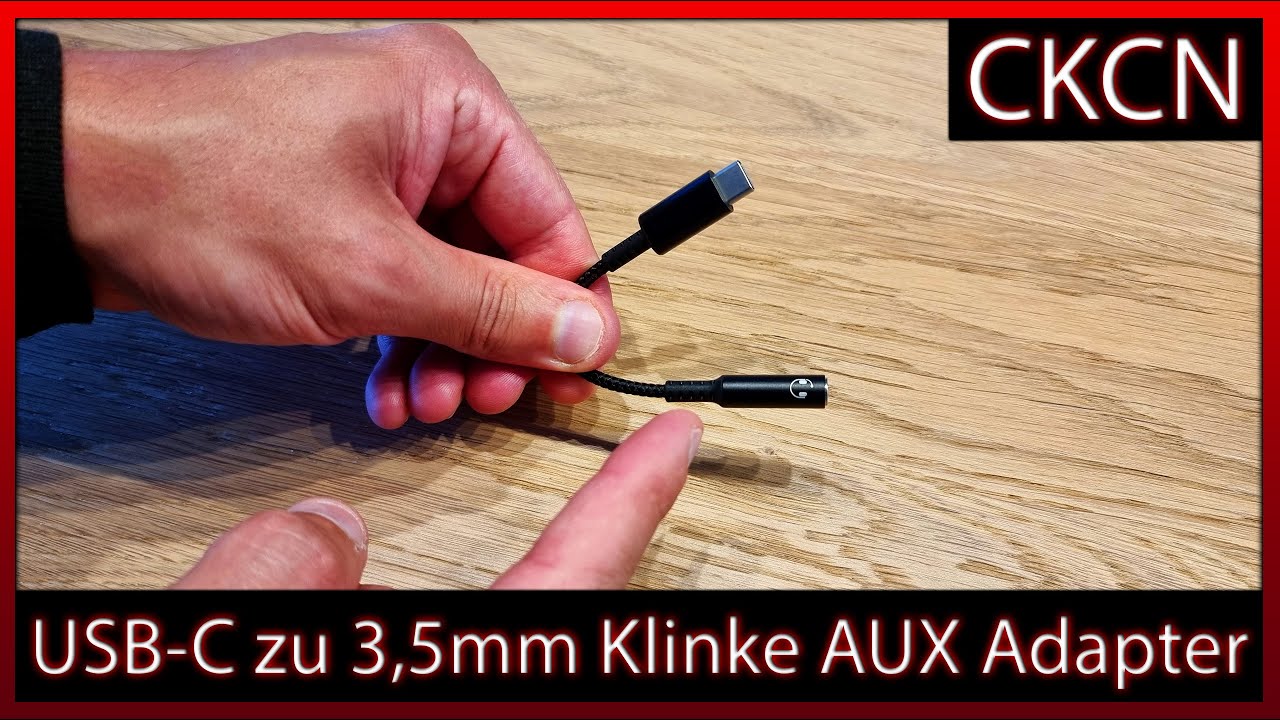 CKCN USB-C zu 3.5mm Klinke AUX Adapter (Apple, Samsung, Huawei, Xiaomi ...