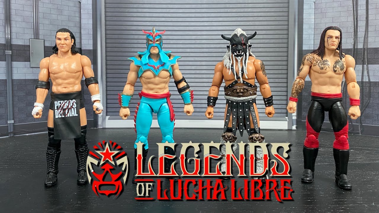 LEGENDS OF LUCHA LIBRE FANATICOS WAVE 2 FULL SET REVIEW - YouTube