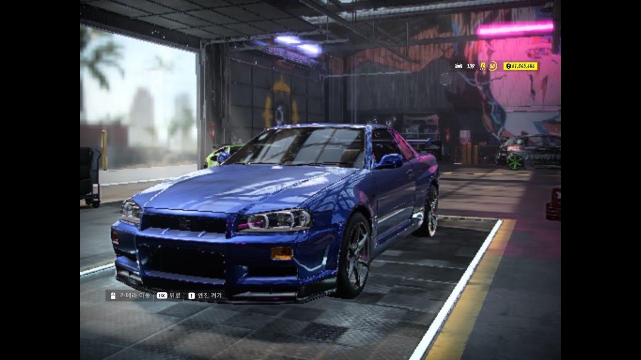 Need For Speed Heat Nissan skyline R34 customize 니드포스피드 히트 닛산 스카이라인 R34 ...