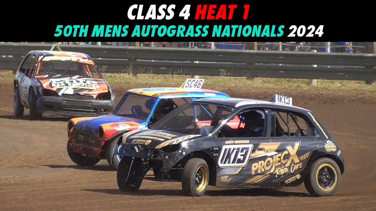 2024 Mens National Autograss Championships, Class 4 Heat 1 (ALL RACES ...